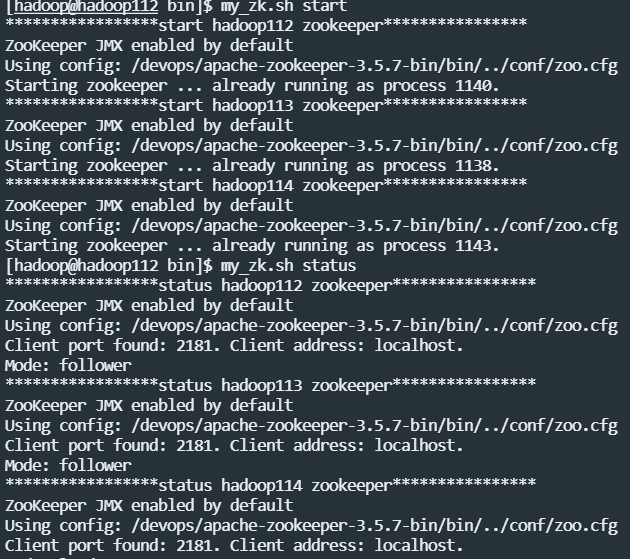 Zookeeper 群起脚本配置 | Knight's Blog
